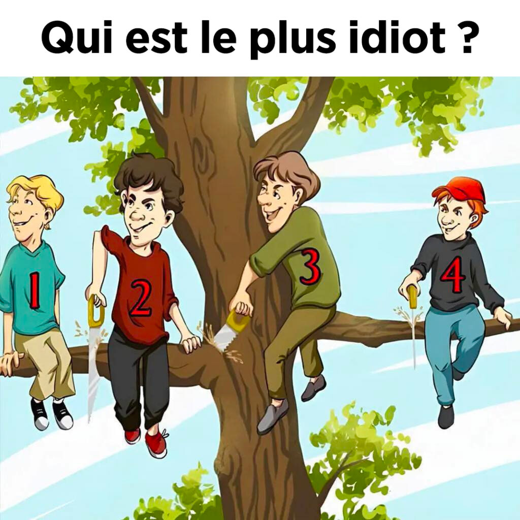 À votre avis, qui commet la plus grosse erreur ? Presque personne ne ...